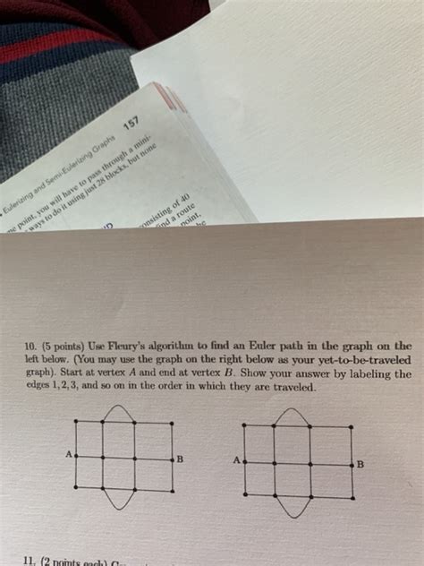 Solved 157 Eulerizing And Semi Eulerizing Graphs E Point Chegg Com