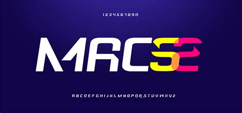 현대 창조적 인 알파벳 미래의 글꼴 스타일 편집 가능한 벡터 Eps 0명에 대한 스톡 벡터 아트 및 기타 이미지 0명 교육 기하 도형 Istock