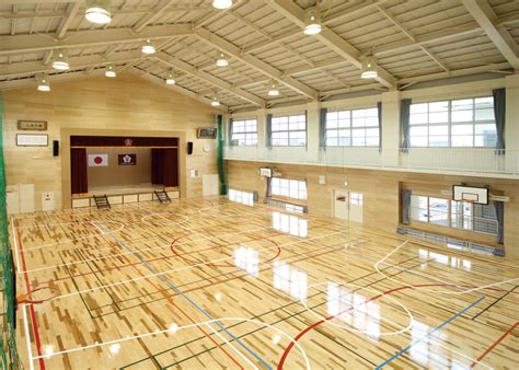 川会小学校体育館 株式会社栗木工務店