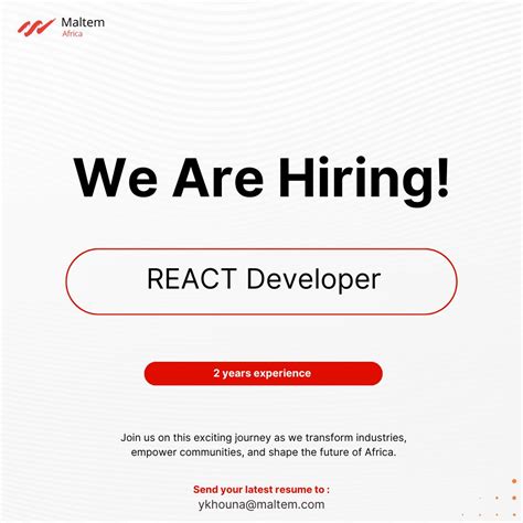 yasser khouna on linkedin hello world maltem africa is hiring