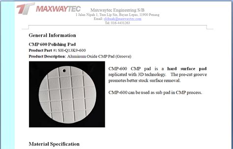 CMP Maxwaytec Engineering