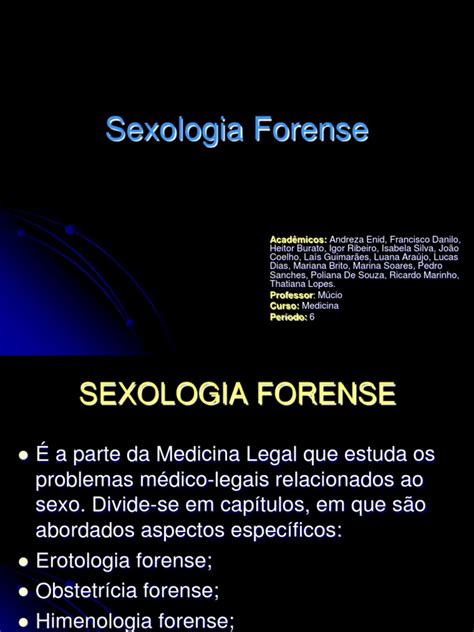 Sexologia Forense Pronto Pdf Relação Sexual Sexo