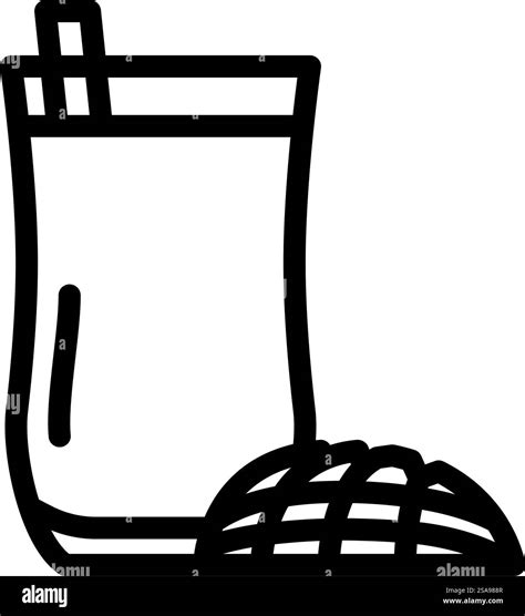 Mango Lassi Indian Cuisine Line Icon Vector Mango Lassi Indian Cuisine