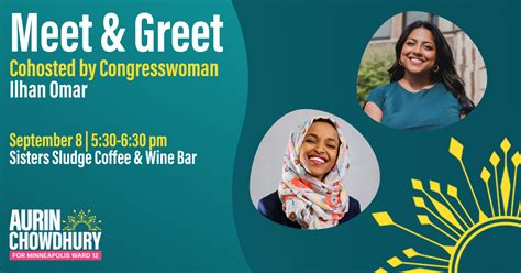 Aurin For Ward 12 Meet And Greet W Congresswoman Ilhan Omar · Mobilize