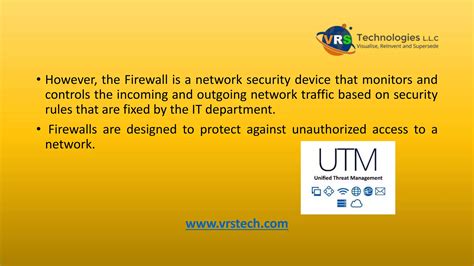 What Distinguishes A Firewall From A Utm Pptx