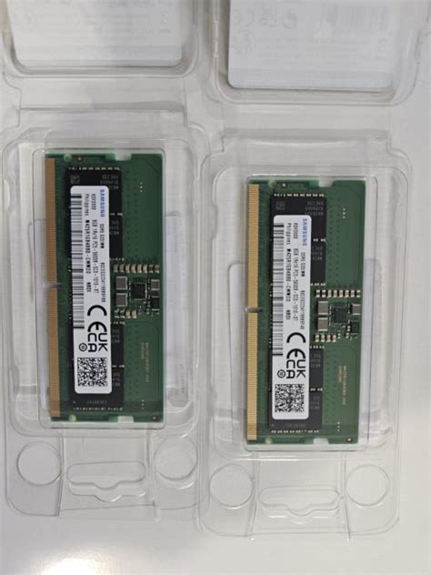 Samsung 2x8 Gb 16 Gb Ddr5 Sodimm 4800 Mhz Ram Za Prenosnike