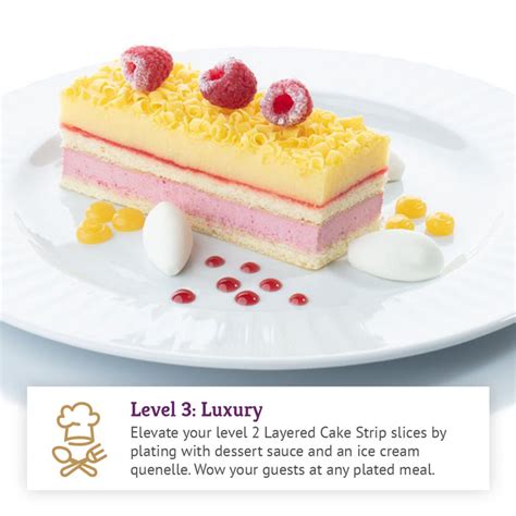 Lemon Raspberry Layered Cake Strip — Ifigourmet
