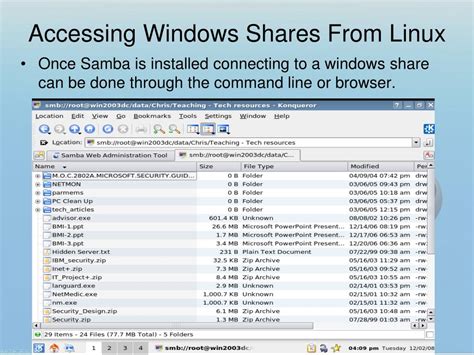 PPT Samba Integrating Linux And Windows PowerPoint Presentation Free Download ID 4633758