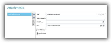File Attachments And Other Materials — Colectica 75 Documentation