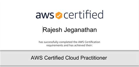 Rajesh J On Linkedin My First Step Towards Aws