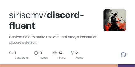 github siriscmv discord fluent custom css to make use of fluent emojis instead of discord s