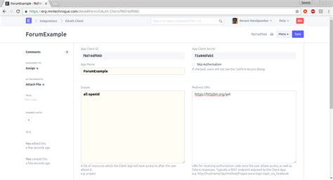 Setting Up Erpnext As Oauth2 Provider Erpnext Frappe Forum