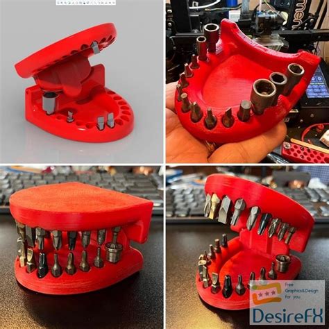 Download Hex Bit Holder Dentures 3d Print Desirefxcom