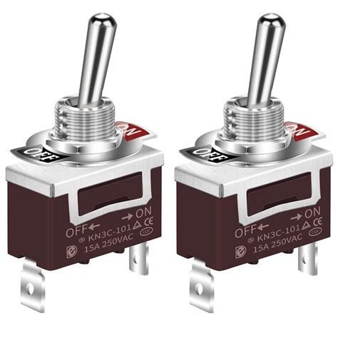 Electric 30a 12vdc Locking Toggle Switch 2 Pin For Car Race Daier