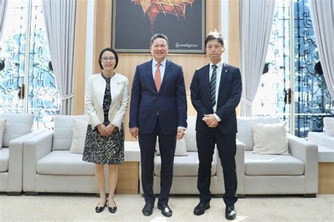 ទទួលជួបសម្តែងការគួរសមជាមួយ ប្រធានការិយាល័យតំណាង អង្គការពាណិជ្ជកម្មក្រៅប្រទេសជប៉ុន Jetro