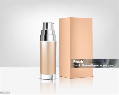 병 펌프 스킨 케어 제품 배경 그림에 대한 현실적인 유기 화장품 및 상자를 모의 건강 관리 및 의료 개념 디자인 개체 그룹에
