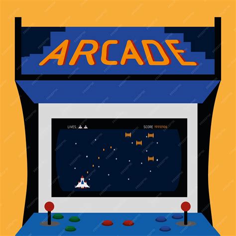 Premium Vector Arcade Machine