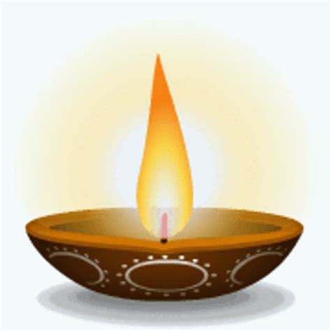 Burning Oil Lamp 