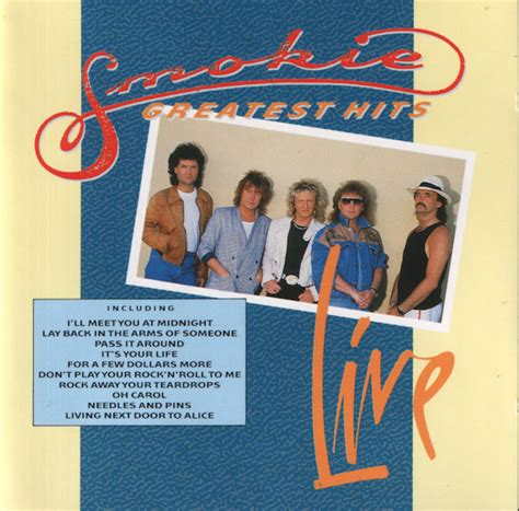 Greatest hits live by Smokie, 1989, CD, Polydor - CDandLP - Ref:2404381950