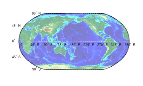 Meshm Project Regular Data Grid On Axesm Based Map Matlab