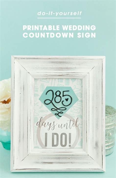 How To Make A Wedding Countdown Calendar KISS THE BRIDE MAGAZINE