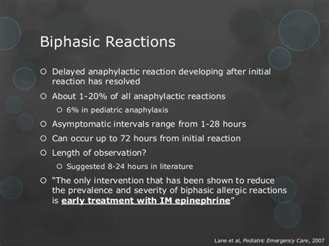 Management Of Anaphylaxis
