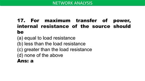 Network Theory Part 1 Questions And Answers For Interviews Campus