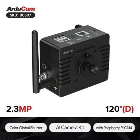Buy Arducam B0507 Kingkong All In One Raspberry Pi Cm4 Ai Camera Kit
