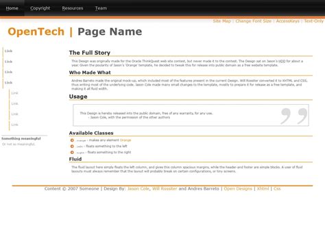 Free HTML CSS Template Opentech Free HTML Templates Free CSS Templates And More