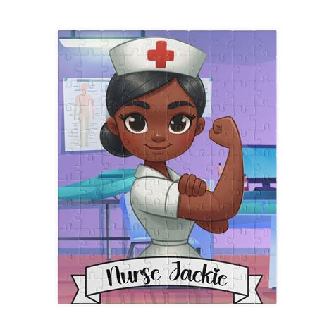 Nurse Puzzle Personalized Puzzle African American Puzzle Black Woman Puzzle Nurse T Jigsaw
