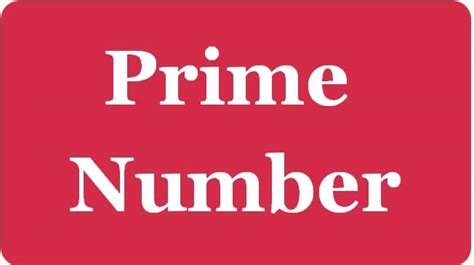 prime number matistics