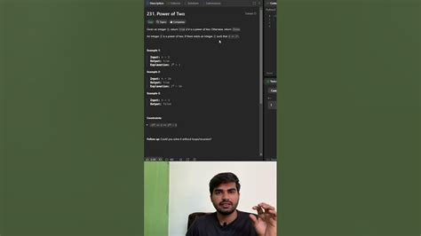 Power Of Two Leetcode 231 Tamil Explanation Karthi Stucks At Code Youtube