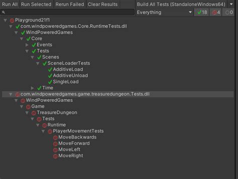 Testrunner Fails All Tests When Running More Than One Test Assembly Unity Engine Unity