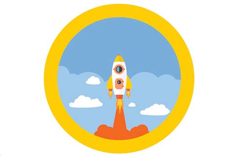 비즈니스 스타트업 출시 컨셉을 위한 로켓 일러스트레이션 계획에 대한 스톡 벡터 아트 및 기타 이미지 계획 과학 구름 Istock