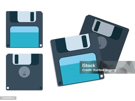 컴퓨터 데이터 스토리지 플로피 디스크 또는 디스크 벡터 만화 그래픽 일러스트레이션 단순함에 대한 스톡 벡터 아트 및 기타 이미지 단순함 단일 객체 데스크탑 컴퓨터