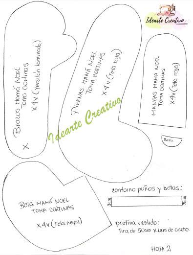 Curso de sujeta cortinas navideño en fieltro con moldes fratis Solountip com