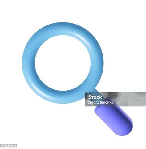 3d 벡터 돋보기 메쉬 아이콘입니다 발견 연구 검색 분석 개념 만화 미니멀 스타일 돋보기 광학 기기에 대한 스톡 벡터 아트 및 기타 이미지 돋보기 광학 기기 3차원