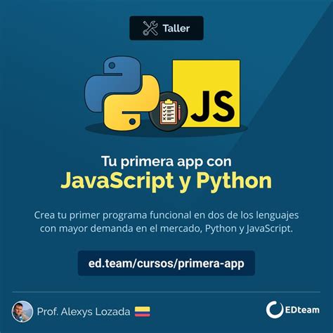 taller tu primera app con javascript y python javascript app con python