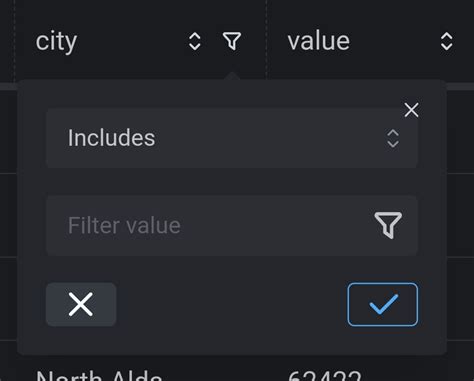 filter close button is overlapped · issue 5 · kuechlin mantine data grid · github