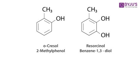 Nomenclature Of Phenol With Set Of Rules And Examples