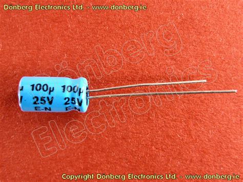 Kondensator 100µF / 25VR - ELEKTROLYTKONDENSATOR...