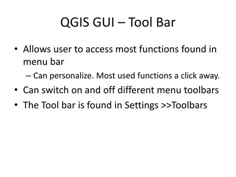 PPT QGIS PowerPoint Presentation Free Download ID 3584796