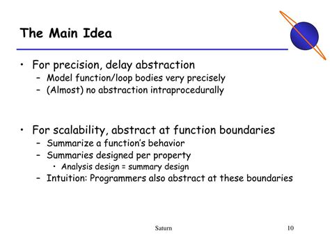 Ppt Scalable Program Analysis Using Boolean Satisfiability The Saturn Project Powerpoint
