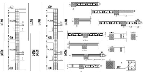 Reinforced Column Design D AutoCAD Drawing CAD Blocks