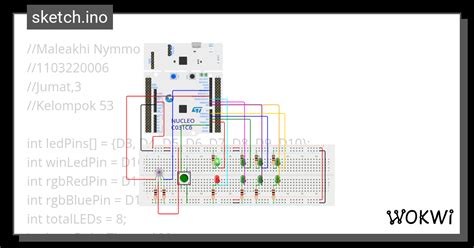 Maleakhi Nymmo A1103220006jumat353tp4 Wokwi Esp32 Stm32