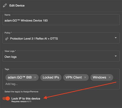 Ip To Policy Mapping Persistence Ignores Mac Address Kb And Manual Adamnetworks