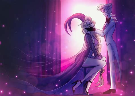 Lucifer Morningstar And Lilith Hazbin Hotel Drawn By Adylaineart