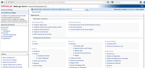 Weblogic Reference Configuración De Un Dominio Con Weblogic Server 12c