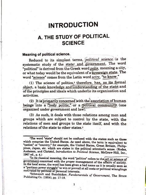 Introduction To Political Science Pdf