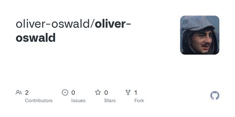 Github Oliver Oswaldoliver Oswald